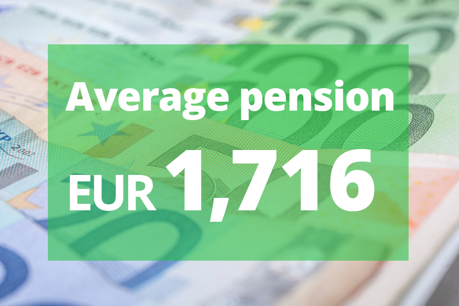 average pension in finland